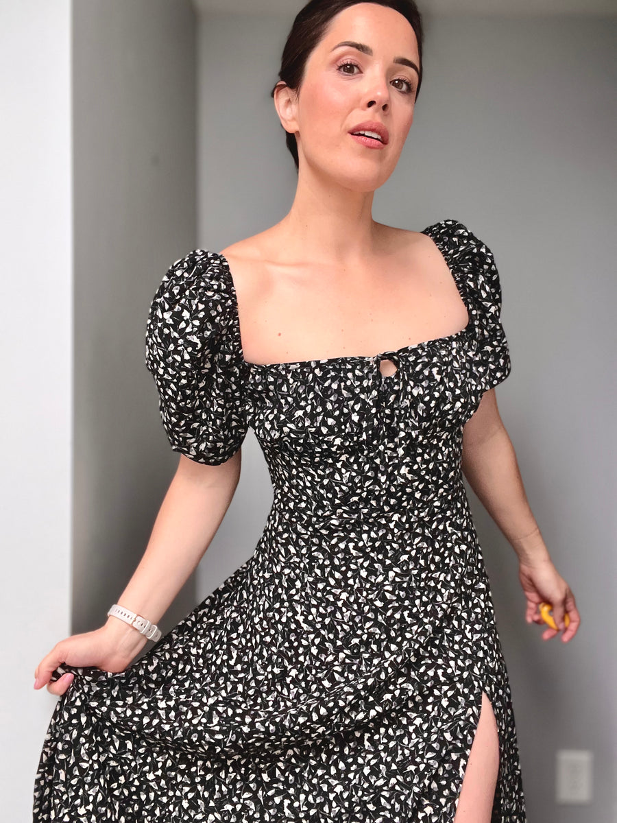 FLORAL SPRING MAXI DRESS – marigold